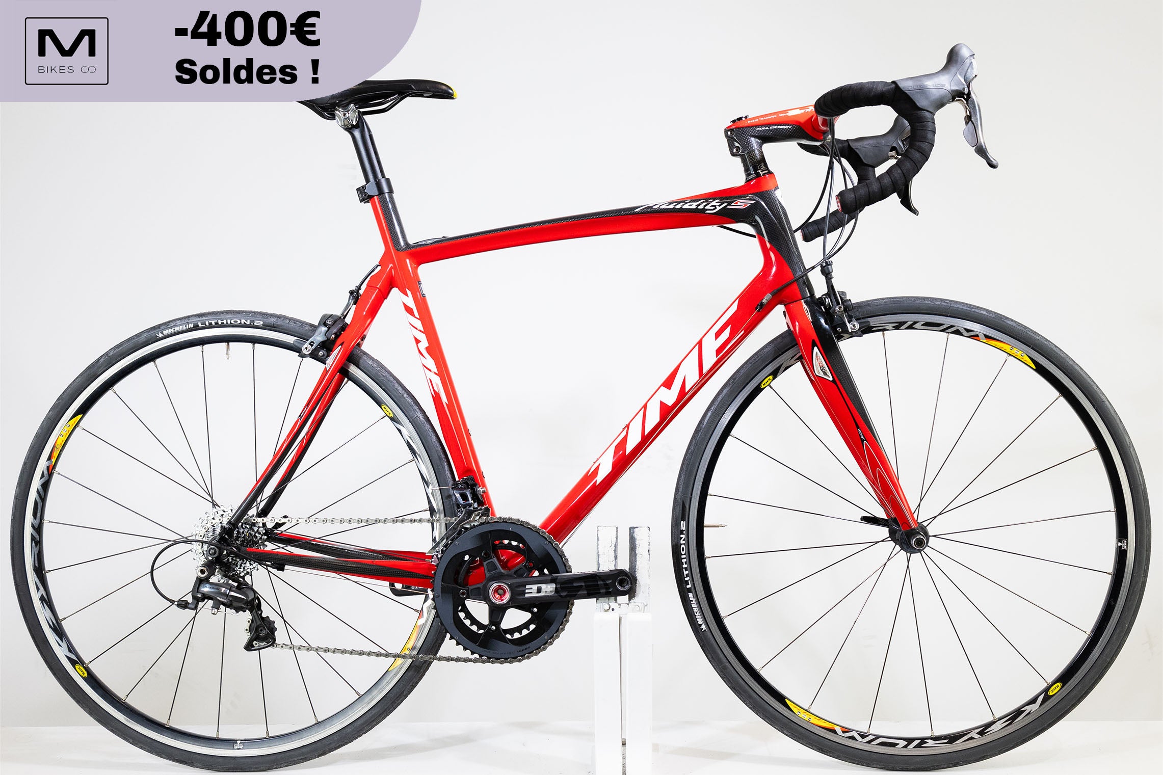 Time Fluidity S Rubis Route Occasion Reconditionné - Mint Bikes